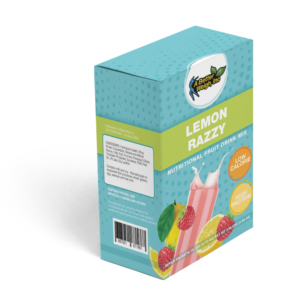 Lemon Razzy Protein Drink for Weight Loss | A Better Weigh Store